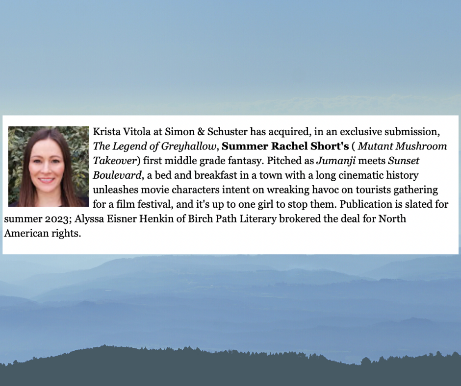 The Legend of Greyhallow Coming Summer 2023! – Summer Rachel Short