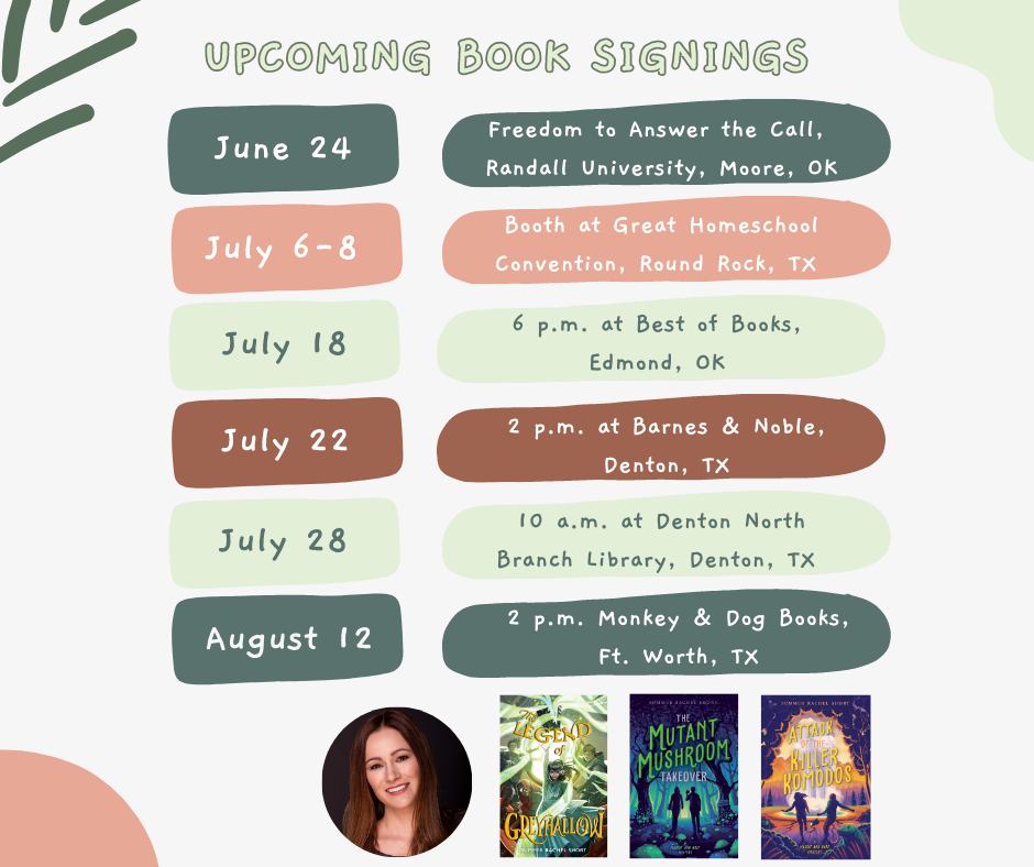 Upcoming Book Signing Events – Summer Rachel Short